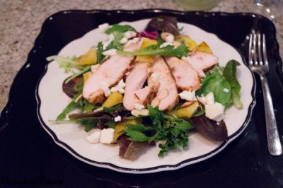 Tantalizing Tuesday – Grilled Chicken Salad using Dole Spring Mix!