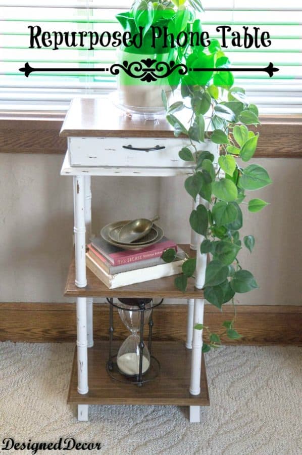 Repurposed Phone Table