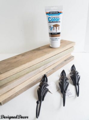 Repurposed Pallet Coat Rack!