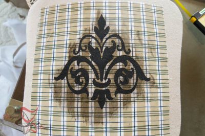 How to Stencil Fabric!