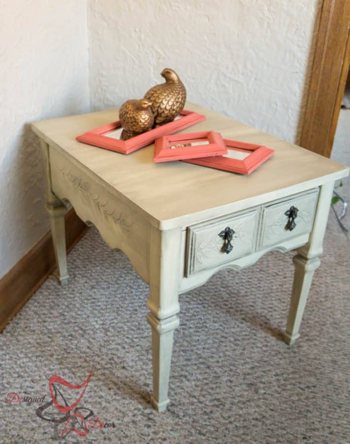 Embossed Side Table!