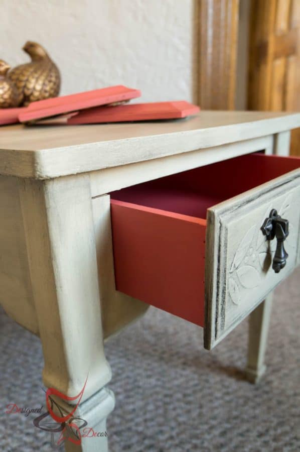 Embossed Side Table!