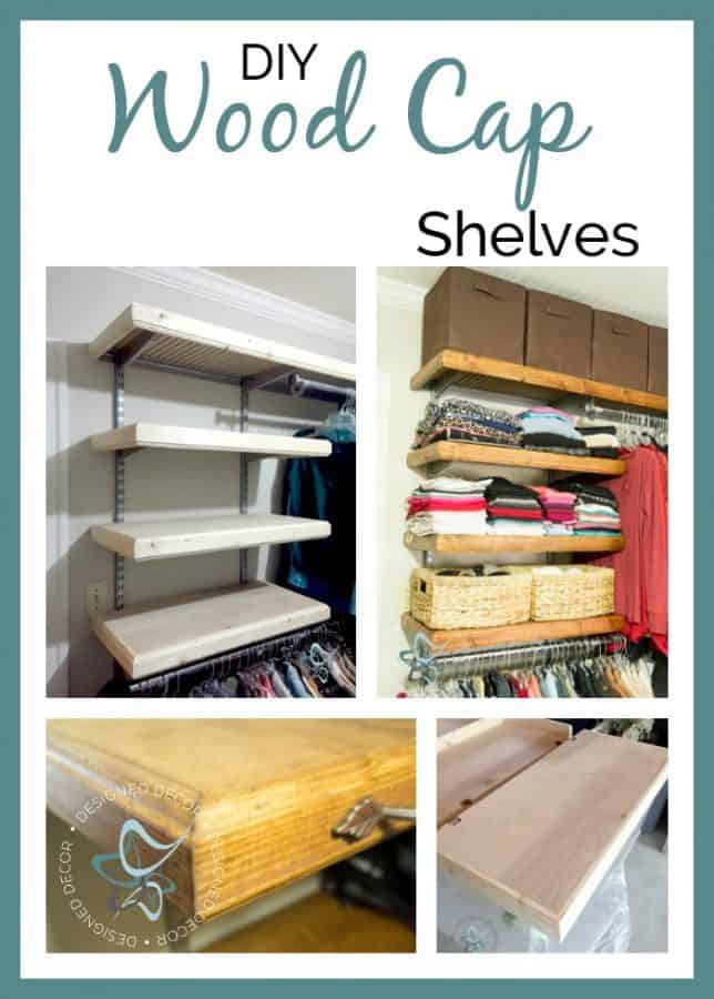DIY Wood Cap Shelves!