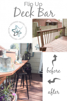 Build a DIY Flip Up Deck Bar!