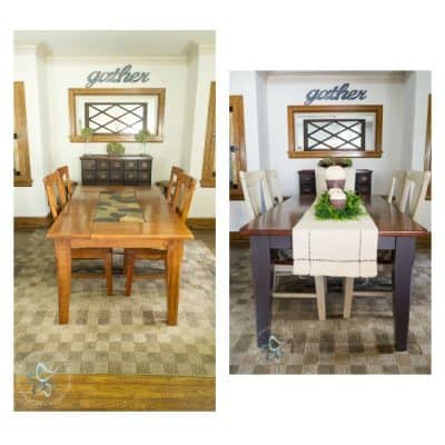 Dining Room Table Makeover!