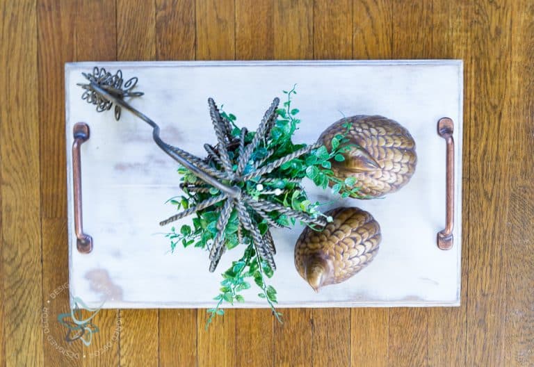 Repurposed Desk Serving Tray