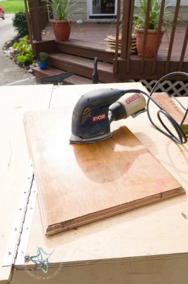 Repurposed Desk Serving Tray