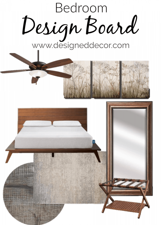 Stylish Bedroom Design Board for our Airbnb