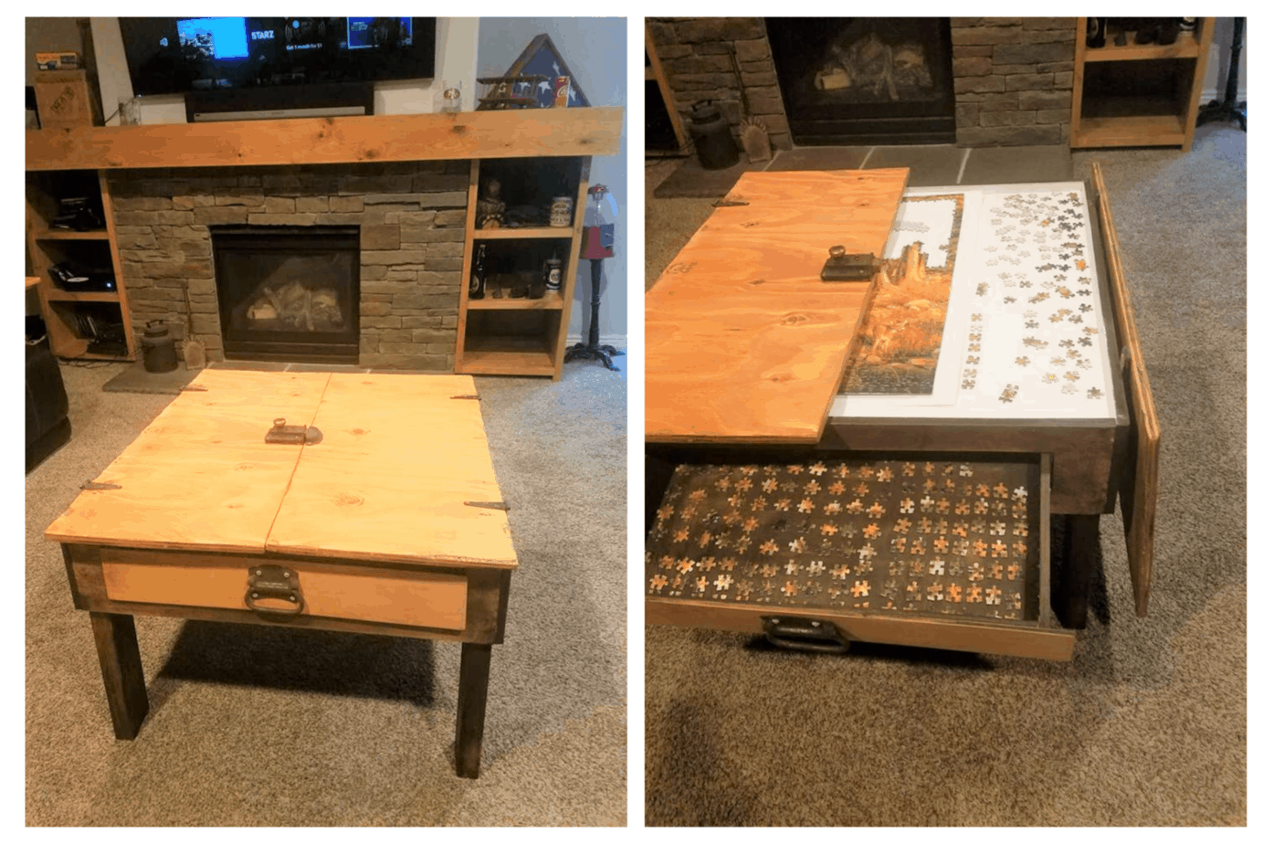 Sharing Build Plan Puzzle Table Photos