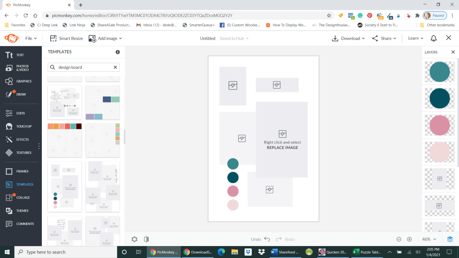 How to create a free and easy design board