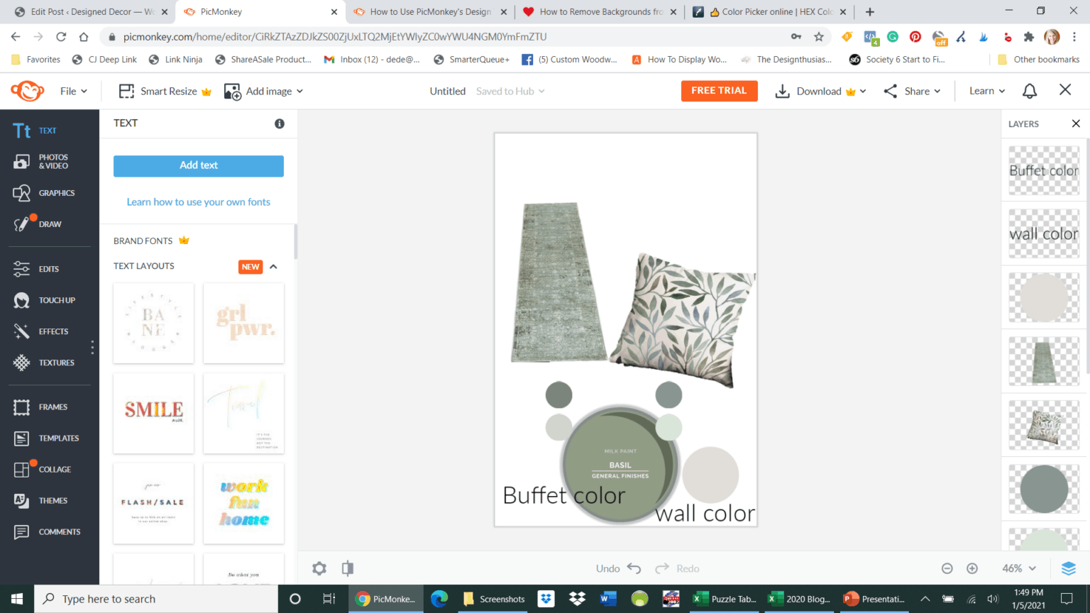 How to create a free and easy design board