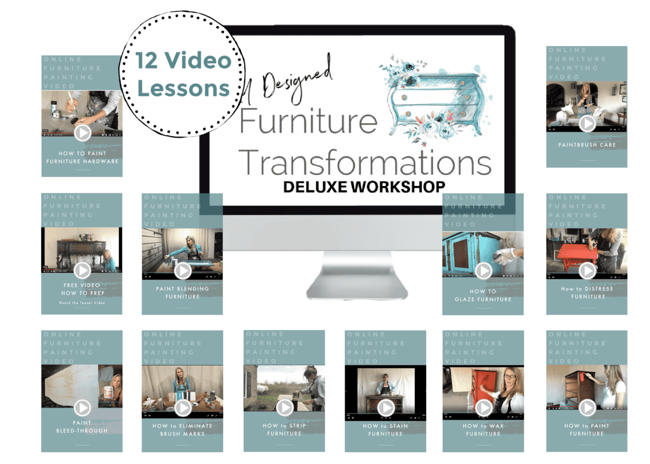 Deluxe Furniture Painting 101- DIY Furniture Transformations