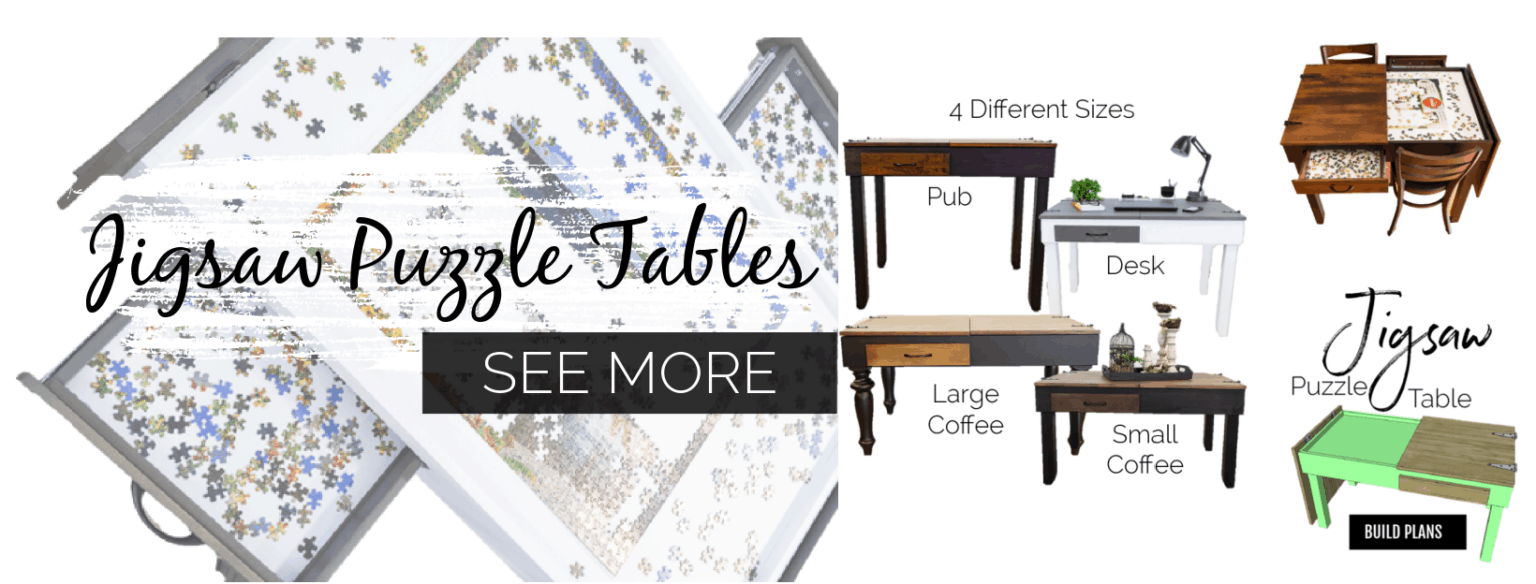 DIY Puzzle Table with easy step-by-step Build Plans