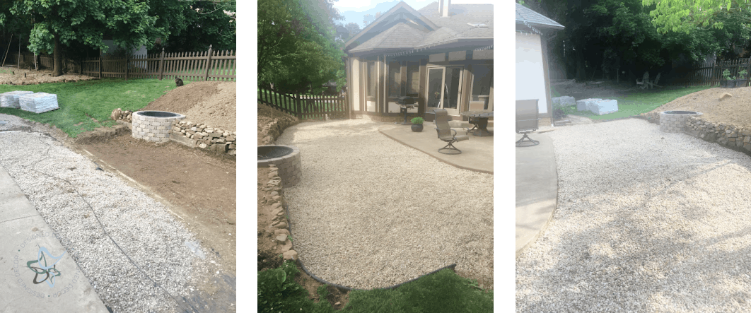 Revealing a creative DIY patio extension with pavers