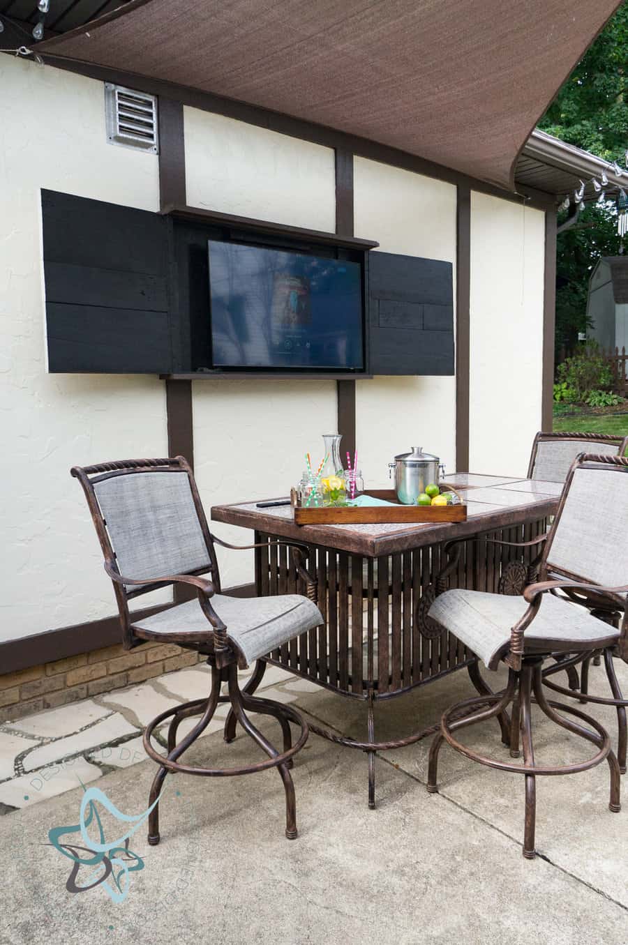 How to build an easy DIY weatherproof outdoor TV cabinet