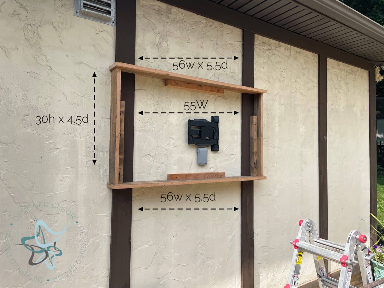 How to build an easy DIY weatherproof outdoor TV cabinet