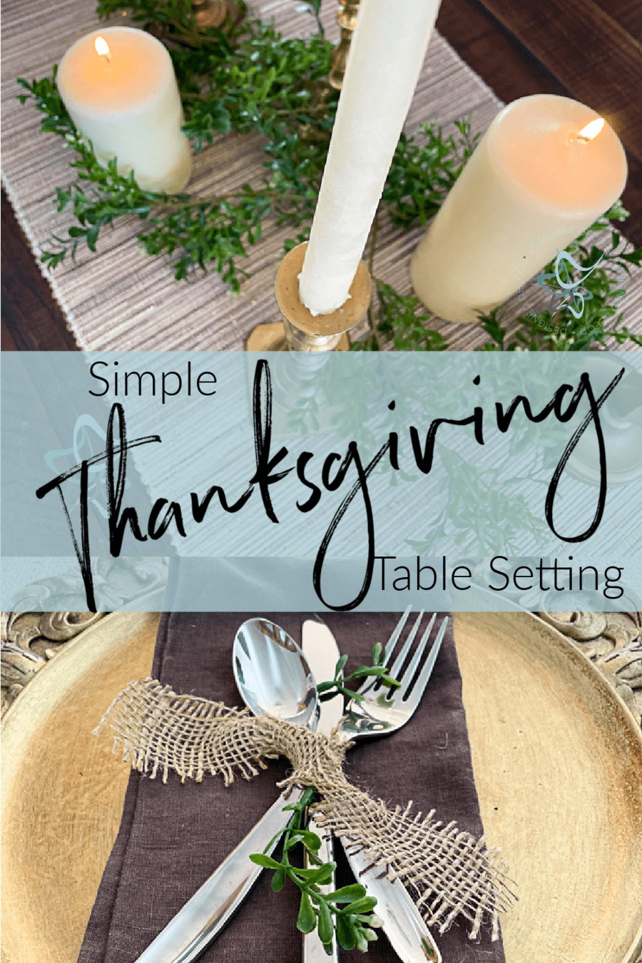 How to set a simple Thanksgiving table on a budget