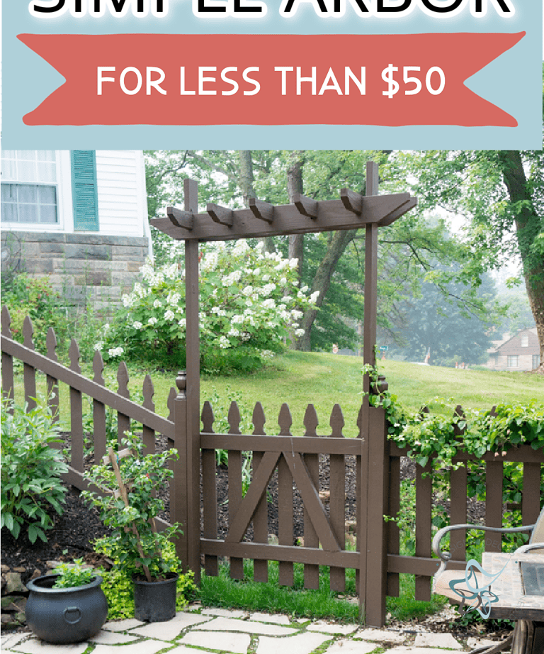 How to build a simple arbor for less than $50