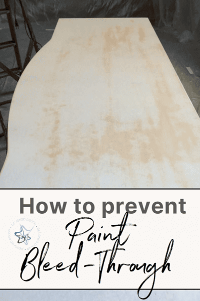How to prevent Paint Bleed-Through on painted furniture.